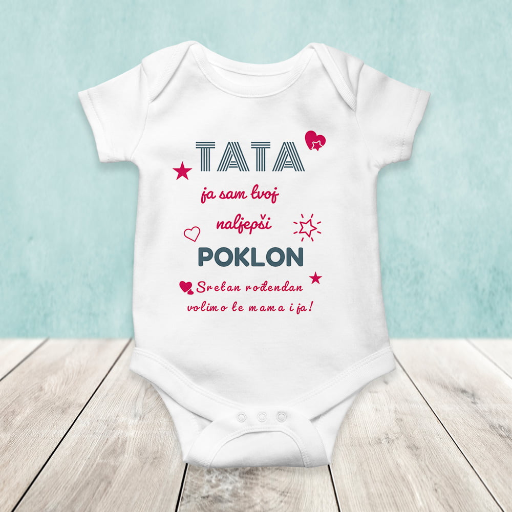 Tata ja sam tvoj naljepši poklon - Bodić - Doxy GiftShop