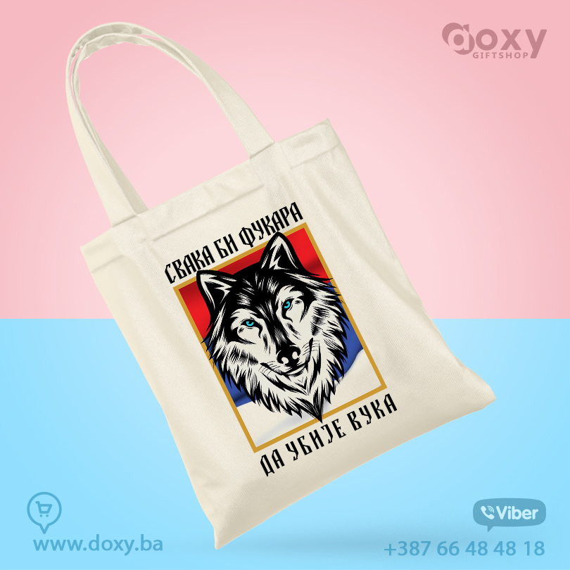 Svaka bi fukara da ubije vuka - Pamučni ceger - Doxy GiftShop Svaka bi fukara da ubije vuka - Pamučni ceger - Doxy GiftShop