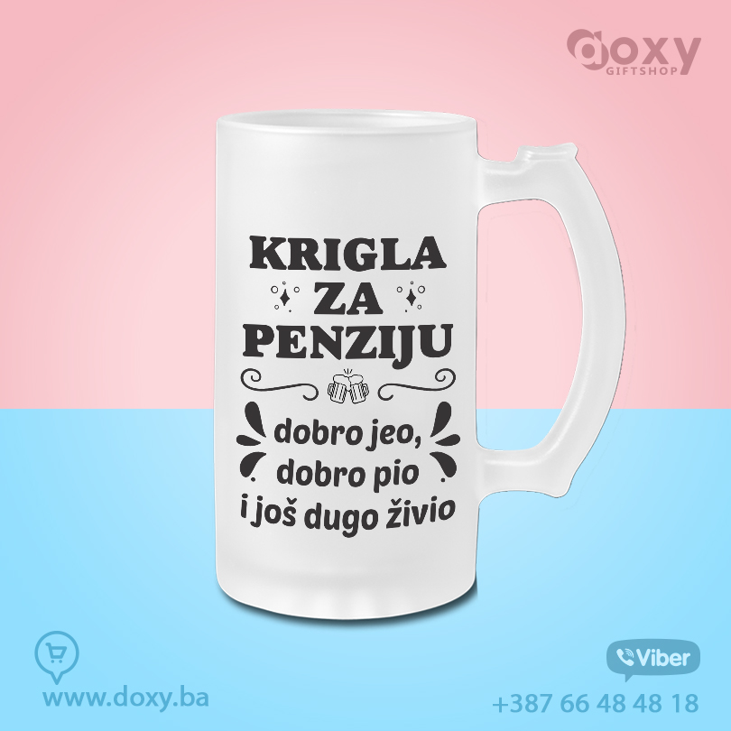 Krigla za penziju - Krigla - Doxy GiftShop