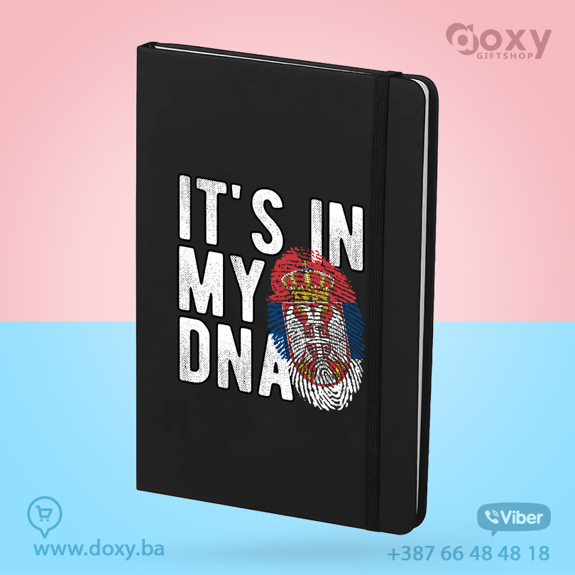 It's in My DNA - Srbija - Rokovnik - Doxy GiftShop
